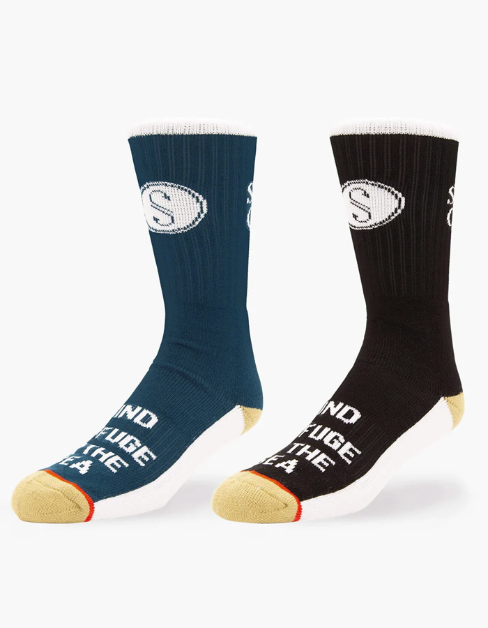 Salty Crew Pinnacle Sock 2 Pack - Shop online