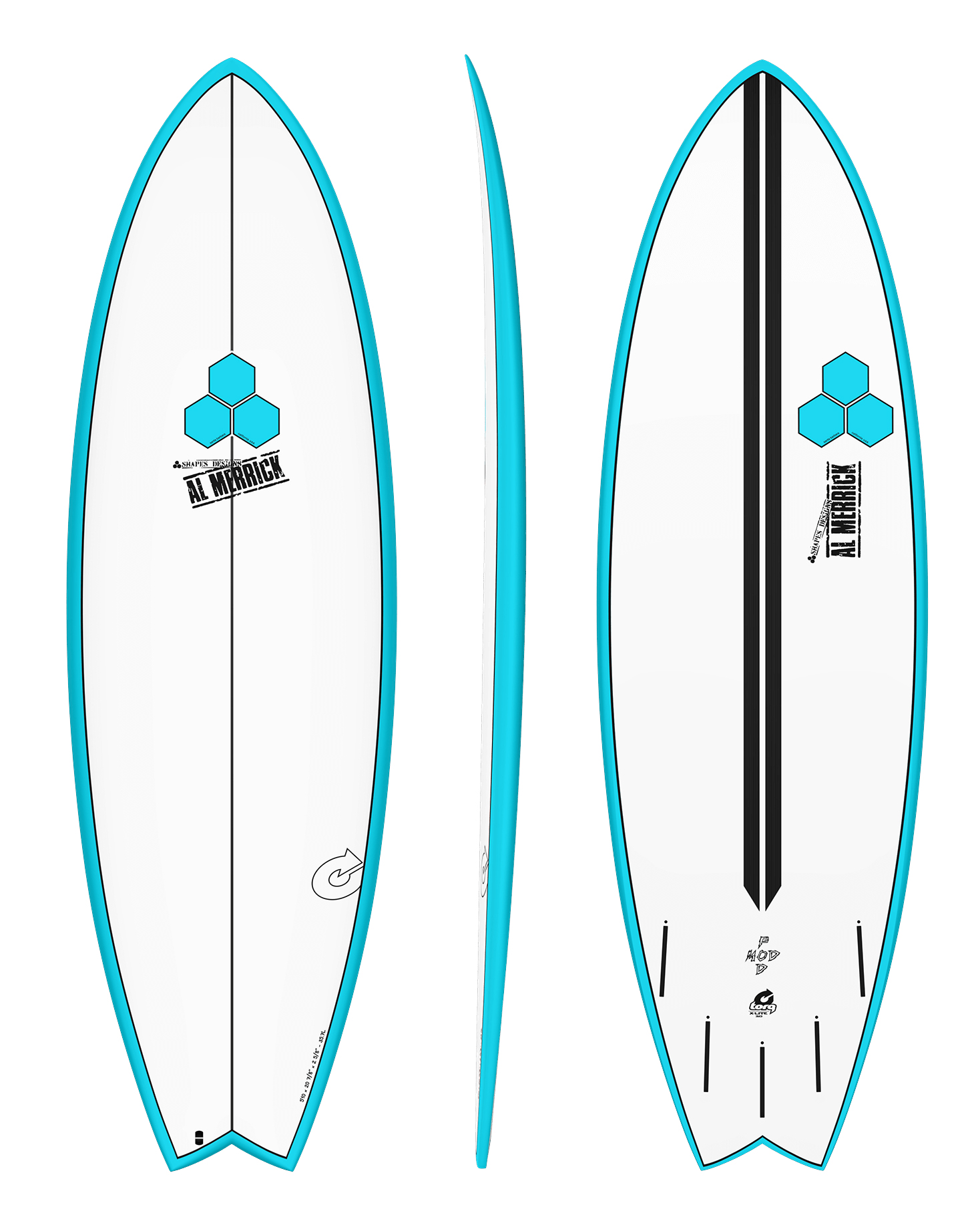 Torq Pod Mod X-Lite Channel Islands Al Merrick Blue rails - Buy online