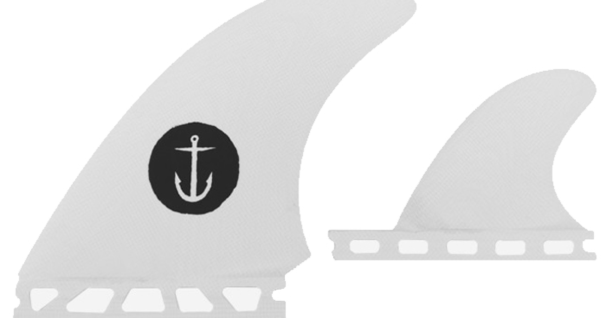 Captain Fin Quad Single Tab The Former Twad with Anchor logo - Buy Online